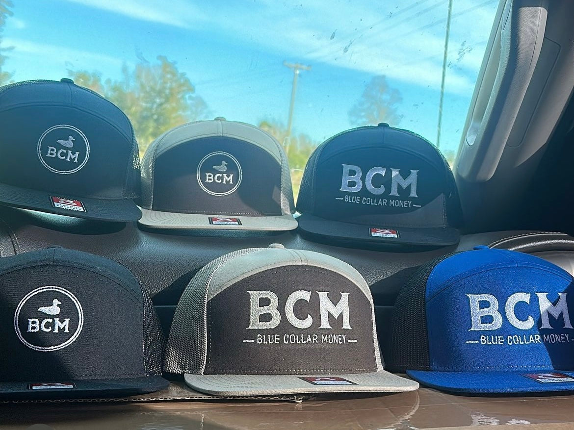 BCM Brand Hats – Blue Collar Money